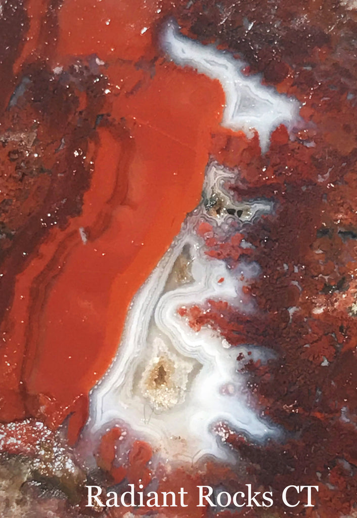 Brenda Agate face cut slab 1.0 oz (30 grams) – Radiant Rocks CT